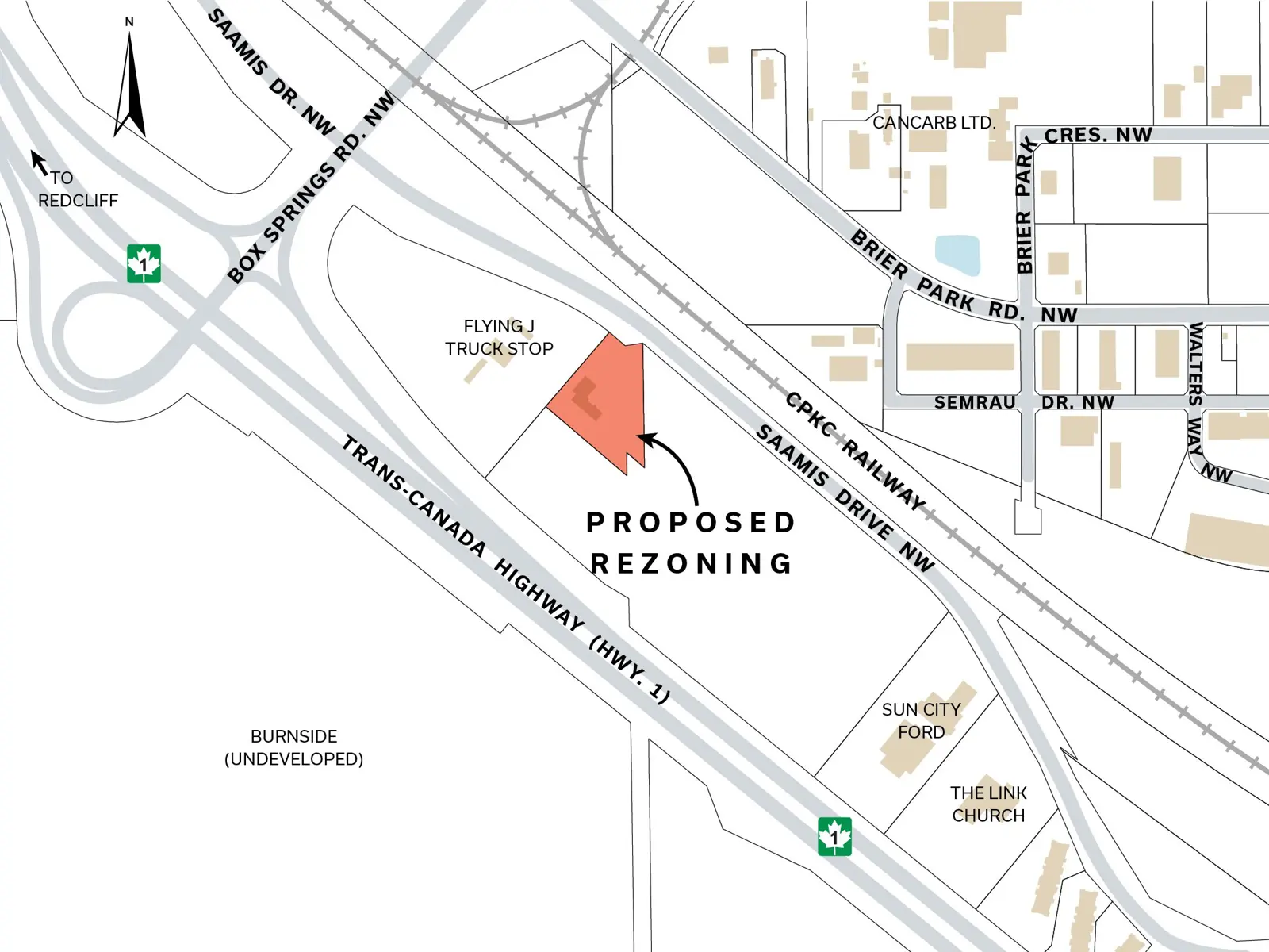 2055 Saamis Drive NW (proposed rezoning) | City of Medicine Hat